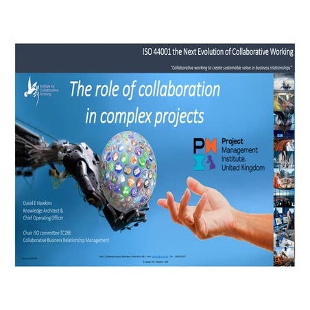 The role of Collaborative Relationships in complex Projects | PDF ...