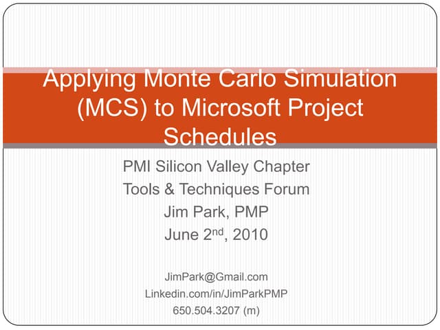 Noestimates Project Planning Using Monte Carlo Simulation