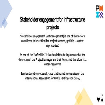 Pmiuk feb 2020 webinar stakeholder engagement for infrastructure ...