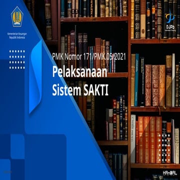 Petunjuk penggunaan aplikasi sakti kementerian keuangan | PDF