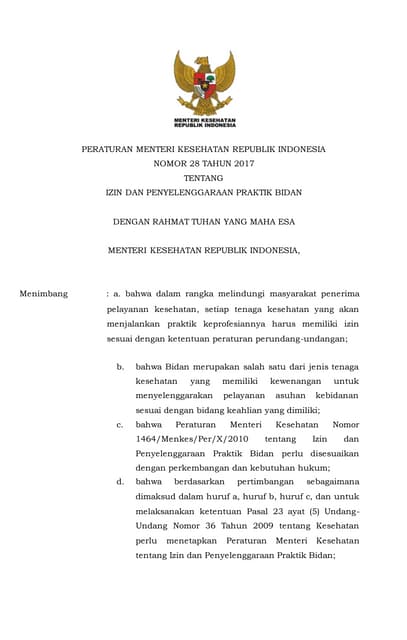 Pmk no. 22 ttg pekerjaan dan praktik ortotis prostetis | PDF