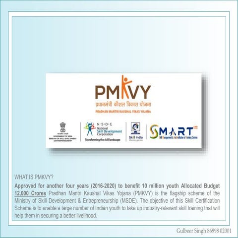 PMKVY Project by Gulbeer | PPTX