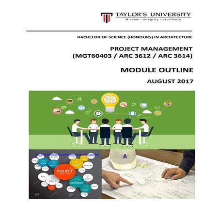 SEM 6 : PROJECT MANAGEMENT MODULE OUTLINE | PDF