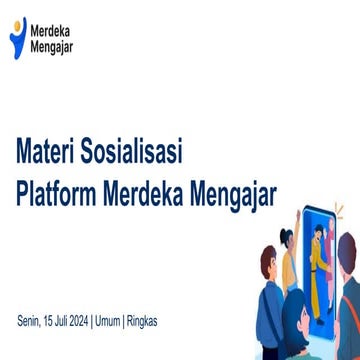 Materi Sosialisasi Platform Merdeka Mengajar (PMM) | PPT