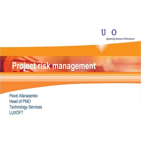 Project risk management | PPT