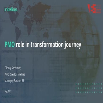 Aleksey Shebanov: Роль РМО у трансформації компанії (UA) | PPT