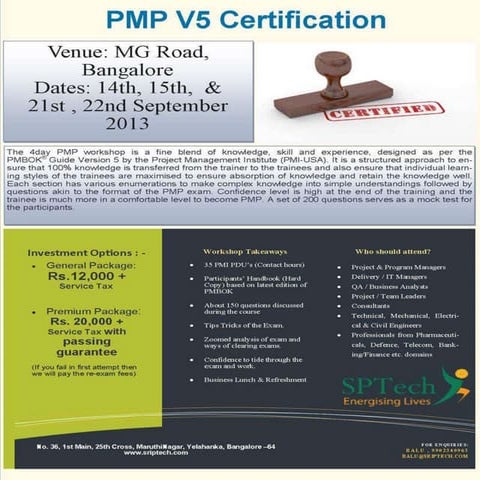 PMP V5 Certification | PPT