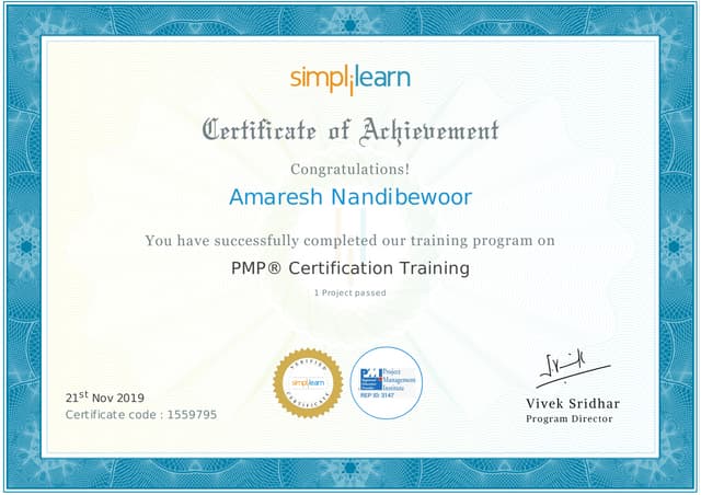 PMP Certification_Simplilearn | PDF