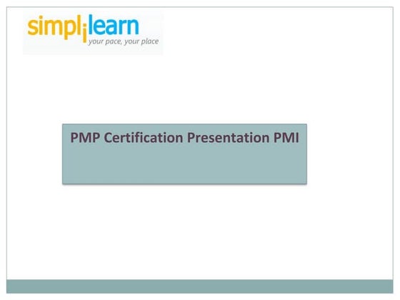 Overview of PMI | PPT