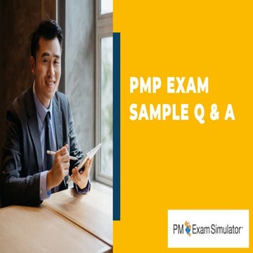 Free PMP Exam Sample Question of the Week | PDF