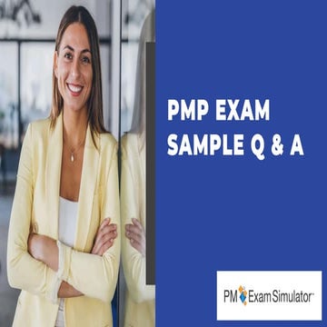Free PMP Exam Sample Question of the Week | PDF