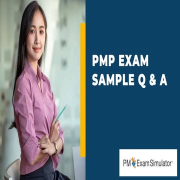 Free PMP Exam Sample Question of the Week | PDF
