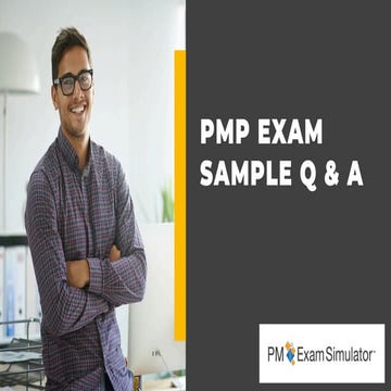 Free PMP Exam Sample Question of the Week | PDF