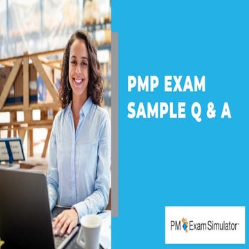 Free PMP Exam Sample Question of the Week | PPT