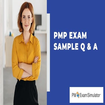 Free PMP Exam Sample Question of the Week | PDF