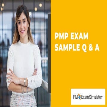 Free PMP Exam Sample Question of the Week | PDF