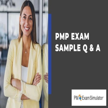 Free PMP Exam Sample Question of the Week | PDF | Business and Finance