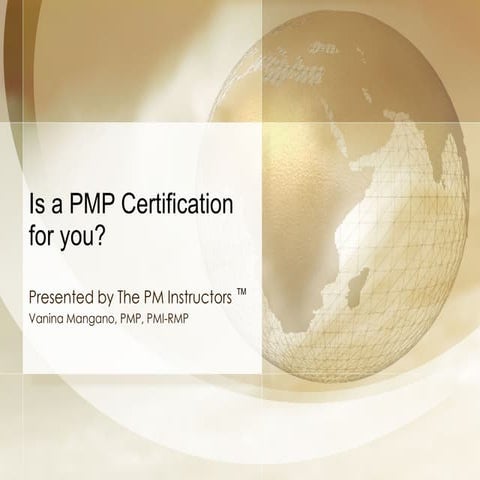 PMP Informational Presentation | PPT