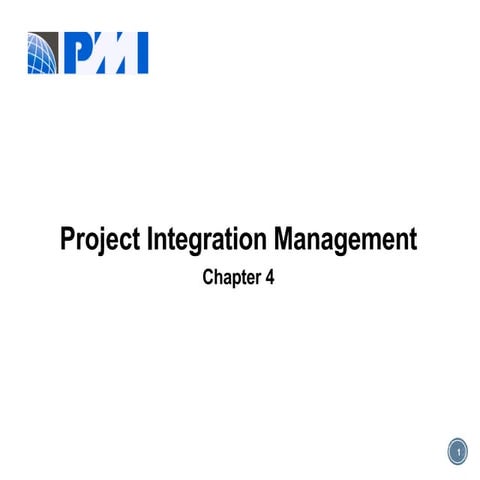 Pmp integration chapter 4 | PDF