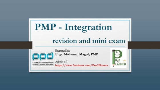 Free PMP Exam Sample Question of the Week | PPT