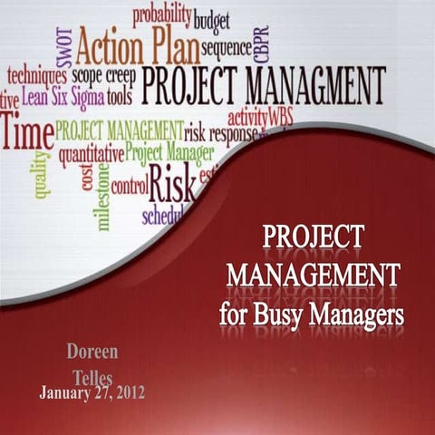 Project Management PowerPoint template | PPTX
