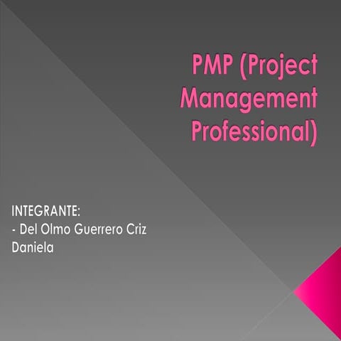 Pmp (project management professional) | PPTX
