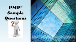 PMP® Sample Questions | PPT