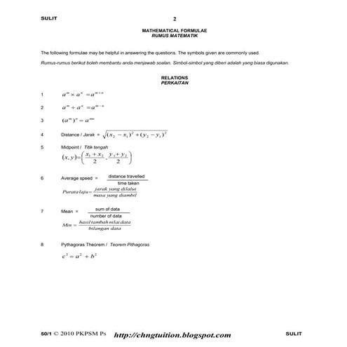 Pmr trial-2010-math-qa-perlis | PDF