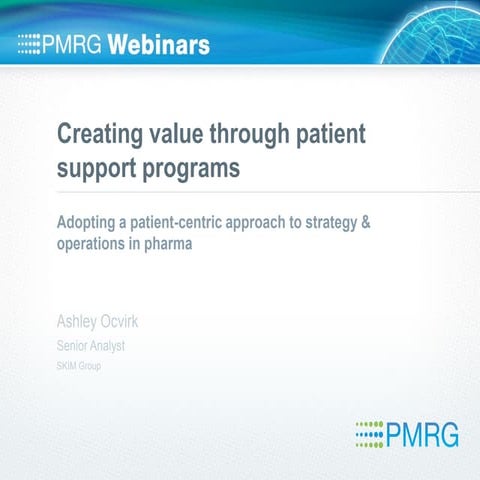Creating value through patient support programs | PDF