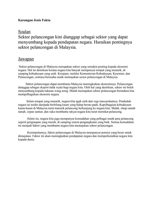 Karangan fakta | DOC