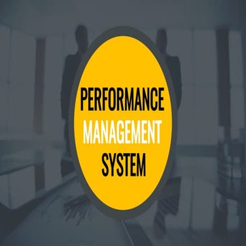 Performance Management System | PPT