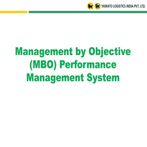PMS-MBO.pptx-Performance management system | PPT