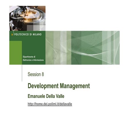 P&msp2010 08 development-management | PDF | Computer Software and Applications | Computing