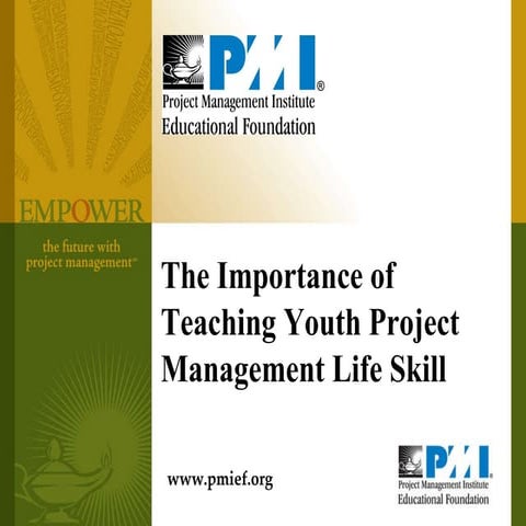 Project Management Toolkit for Youth | PPT