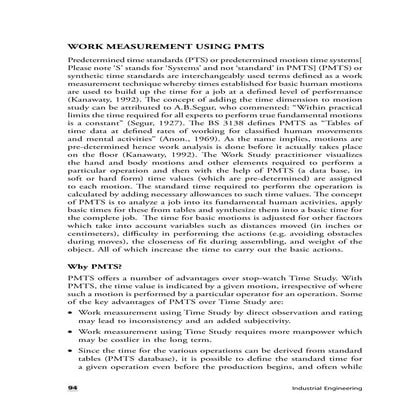 Most (Maynard Operation Sequence Technique) | PPTX