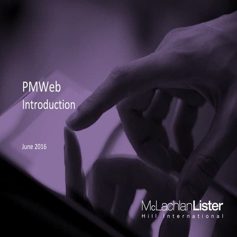 Introduction to PMWeb | PPT