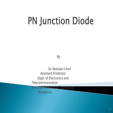 PN-Junction Diode and VI Characteristics.pptx
