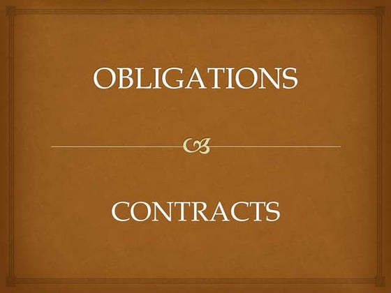Alternative Obligations | PPTX | Business | Business and Finance