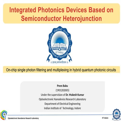 pn chip single photon filtering and multiplexing.pptx
