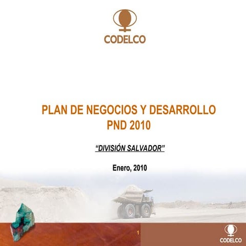 PND 2010 - division salvador codelco Presentación Salvador.ppt