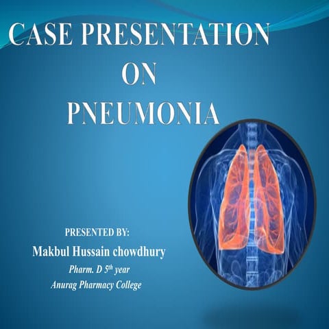 CASE PRESENTATION ON PNEUMONIA | PPTX