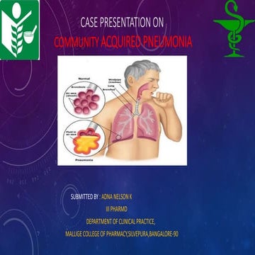 CASE PRESENTATION ON PNEUMONIA | PPTX