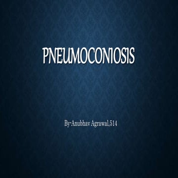 Pneomoconiosis | PPT