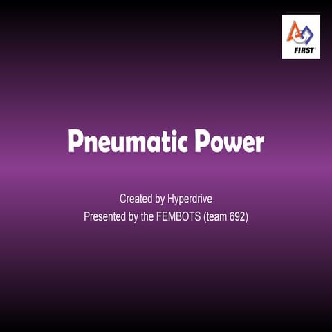 Pneumatic Power | PPT