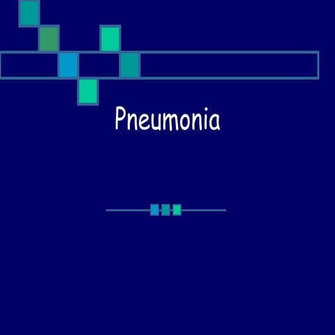 Pneumonia | PPT