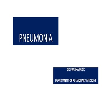 Pneumonia Ppt Pptx