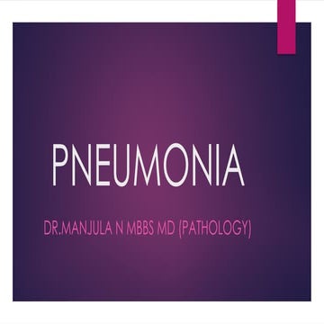 Pneumonia Pptx