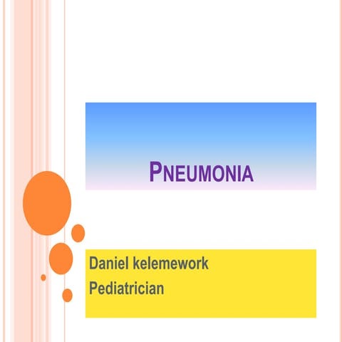 Bronchopneumonia | PPTX