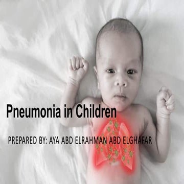 Bronchopneumonia | PPTX