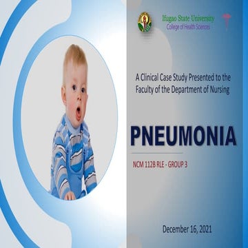 Clinical Case Study: Pneumonia | PPTX
